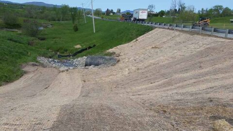 River Bank and Roadway Stabilization - Blow & Cote, Inc., Morrisville, VT